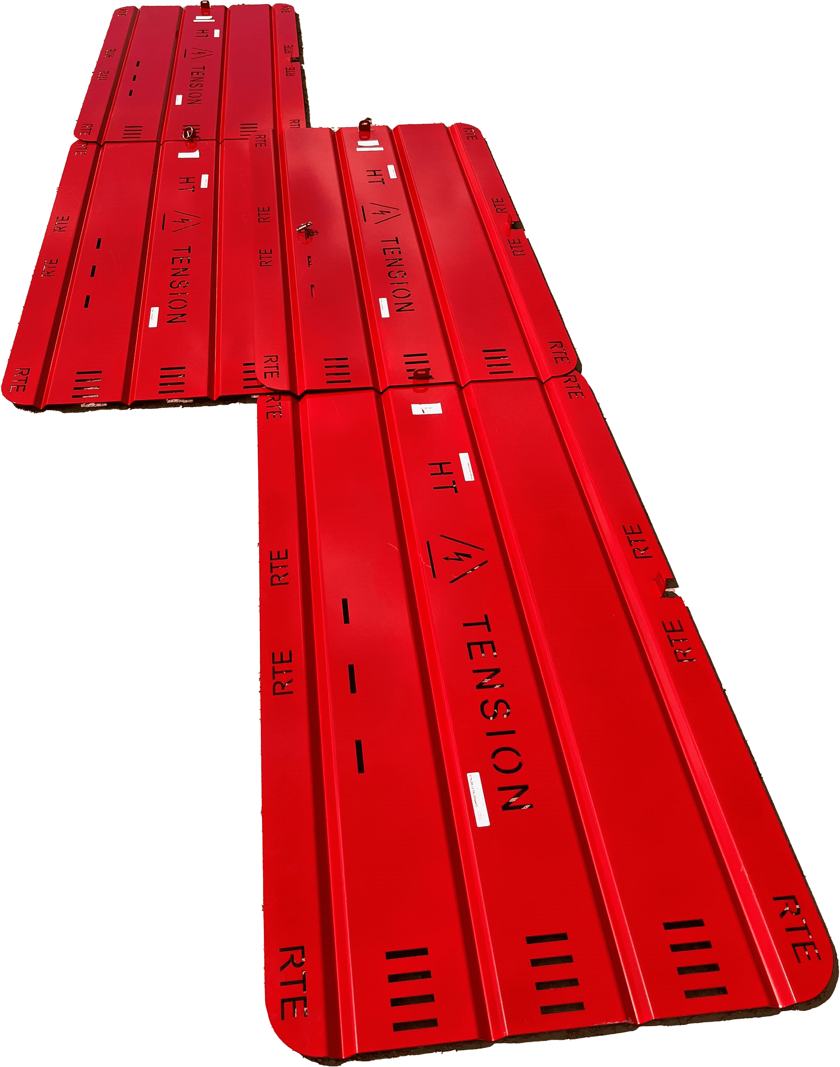 Buried network protection plates